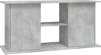 Generic Aquariumständer mit Fächer und Ablagen, Aquarienschrank, Aquarium Unterschrank, Aquarium Tisch, Aquarienunterschrank, Terrarium Schrank, Betongrau, (1