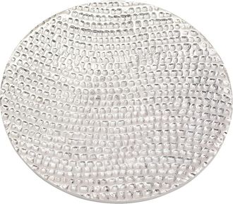 NKlaus Kerzenteller Aluminium silberoptik Ø 12cm Untersetzer Untertasse Kerzenhalter 10352