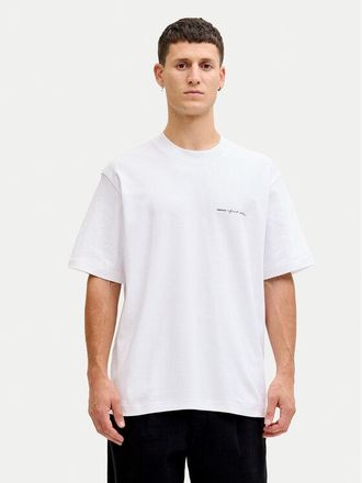 Jack & Jones Jack & Jones T-Shirt Owen S 12292397 Wei&szlig; Relaxed Fit