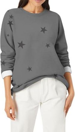 Generic Veste polaire pelucheuse pour femme - Haut à manches longues imprimé décontracté et mignon - Haut à manches longues pour la vie quotidienne - Cadeau d