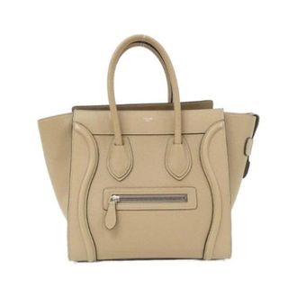 Celine Pre-owned Micro Luggage Calf Tote Bag - Femme - Pre-owned - Beige - Taille: ONE Size