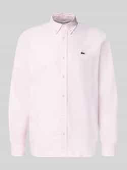Lacoste Regular Fit Freizeithemd aus reiner Baumwolle