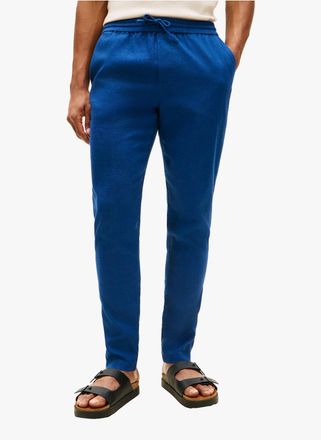 Tommy Hilfiger Chino fusel&eacute; Harlem en lin m&eacute;lang&eacute;