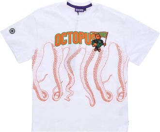 Octopus Athletic Tee Wei&szlig;es T-Shirt Octopus - - Tops - Herren - Wei&szlig; - L