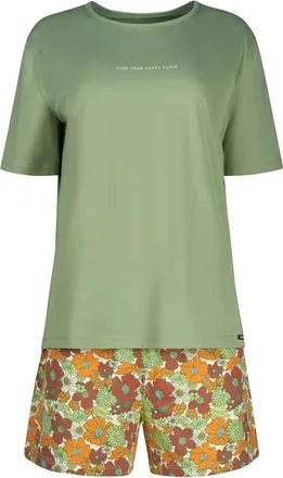 Skiny Damen Night 080851 Pyjamaset, Green Bay, 38