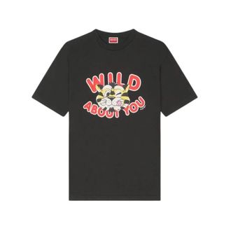 Kenzo Wild Tiger T-shirt - - Tops - Herren - Schwarzk - XL