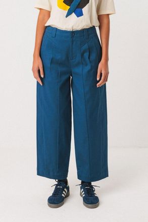 SKFK Damen vegan Hose Niobe Blau