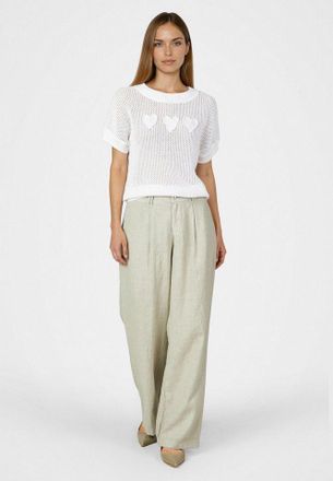 Marc Aurel Strickpullover mit Herz-Intarsie