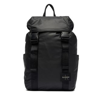 Calvin Klein Rucksack Calvin Klein Rubberized Flap Backpack LV04D3479G Schwarz