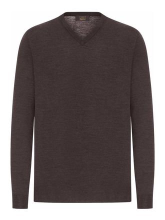 Zanone Pull Col Rond - Marron