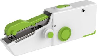 Cenocco Tragbare Mini-Nähmaschine - Grün - Batteriebetrieben: 4 AA - Für Anfänger