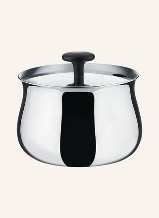 Alessi Zuckerdose Cha silber