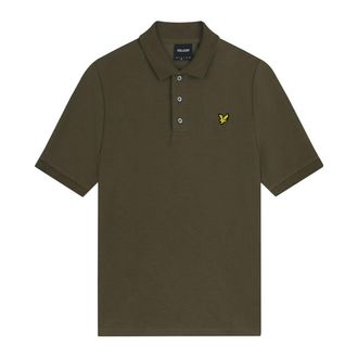 Lyle & Scott Slub Poloshirt für Herren (Oliv)