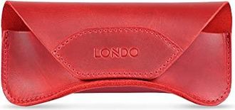 LondoDesign Étui en Cuir Véritable pour Lunettes - Étui avec Fermeture Magnétique, Protège-Lunettes pour Lunettes et Solaires, Anti-Rayures