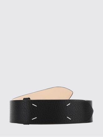 Maison Margiela Ceinture en cuir avec surpiq&ucirc;res Four Stitches