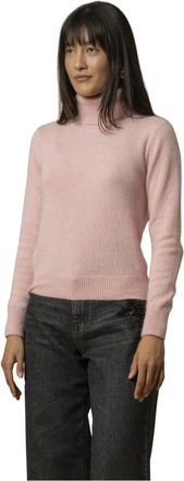 Kocca Femme, Pulls, Rose, Taille: 44 FR Pull Élégant à Col Roulé