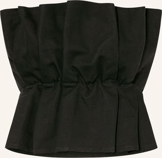 SoSUE Sosue Cropped-Top schwarz