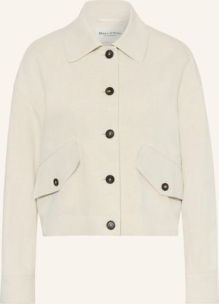 Marc O'Polo Marc Opolo Overshirt Mit Leinen beige