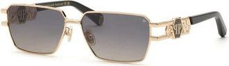 Philipp Plein Spp210M 0300 Sonnenbrille - - Accessories - unisex - Gelb - 59 MM
