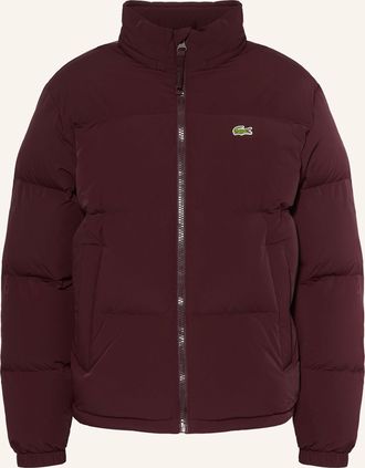 Lacoste Daunenjacke rot