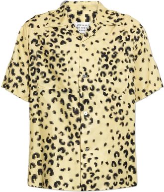 Maison Margiela Homme, Chemises, Jaune, Taille: XL Chemise &agrave; Manches Courtes