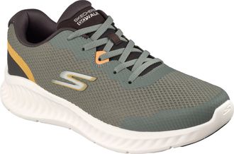 Skechers Sneaker SKECHERS GO WALK NOW-VILIGENT, Herren, Gr. 40, oliv, braun, Textil, Schuhe Sneaker, Schn&uuml;rschuh, Halbschuh, Freizeitsneaker mit verst&auml;rkter Ka