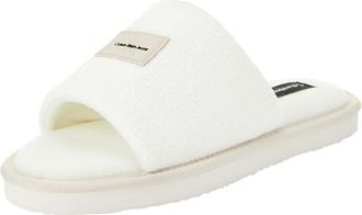 Calvin Klein Jeans Femme Home Slipper TR ML FAD YW0YW01279 Chaussons, Beige (Creamy White/Eggshell), 38 EU