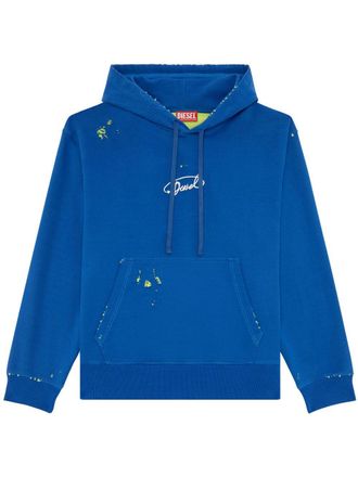 Diesel hoodie S-Macs-L2 - Bleu