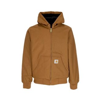 Carhartt Work in Progress Braune- robuste Active Jacket - - Sweatshirts & Hoodies - Herren - Braun - S