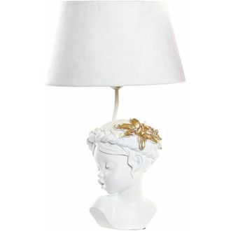 Item Dermatologie Lampe blanche fillette en r&eacute;sine 49 cm