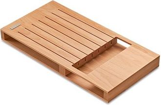 Wüsthof Schubladeneinsatz Buchenholz für 7 Messer, 43,0 x 22,3 x 4,4 cm
