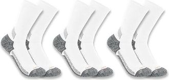 Carhartt Work in Progress Lot de 3 Paires de Chaussettes Force Midweight, Blanc, L Homme