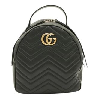 Gucci Pre-owned Vintage Backpack - - Pre-owned - Damen - Schwarzk - ONE SIZE