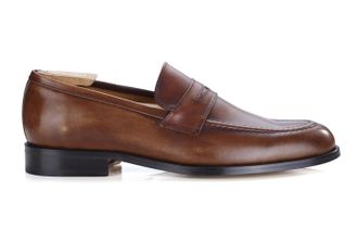 Bexley Dixton - Mocassin homme marron patin&eacute; ii