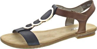 Rieker Damen 64278 Sandalen, Pazifik Amaretto 16, 36 EU