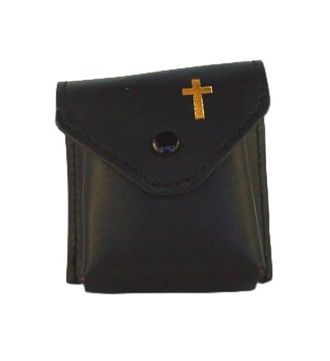 Adriatica Pelletteria Federmäppchen, Leder, Schwarz