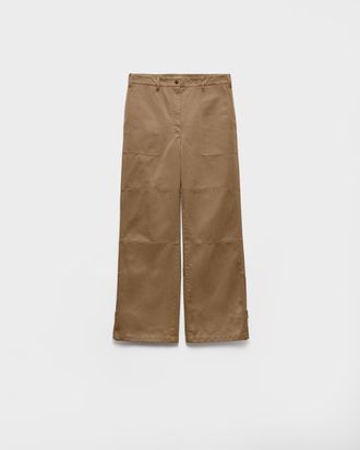 Prada Chino-Hose mit weitem Bein