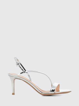 Gianvito Rossi Sandales &agrave; Talons Femme couleur Argent