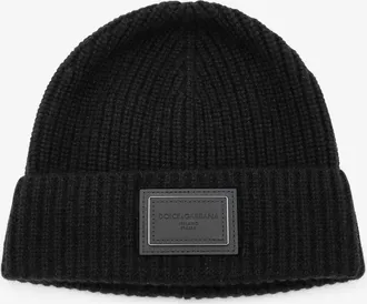 Dolce & Gabbana Ribbed cashmere hat - DOLCE & GABBANA - gender_Man