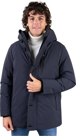 Save The Duck Homme, Vestes, Bleu, Taille: 2XL Ronan Parka