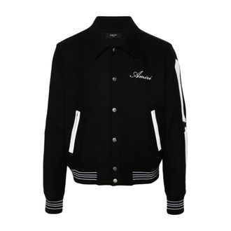 Amiri Luxuri&ouml;se Schwarze & Wei&szlig;e Wolljacke - - Jackets - Herren - Schwarzk - M