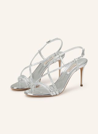 Casadei Casadei Sandaletten Josephine Julia Mit Schmucksteinen silber
