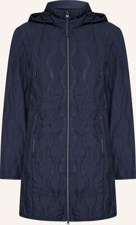 Betty Barclay Steppmantel Mit Abnehmbarer Kapuze blau