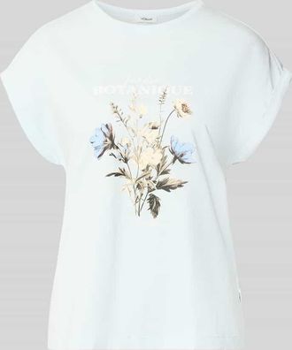 s.Oliver Red Label Relaxed Fit T-Shirt aus reiner Baumwolle