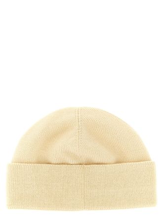 Valentino Garavani Mens Beige Cotton Beanie Accessory