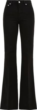 Cycle Femme, Jeans, Noir, Taille: W28 Flaire Jean &Eacute;vas&eacute; Taille Haute