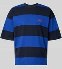 Review Oversized T-Shirt mit Label-Stitching