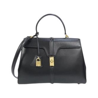 Celine Pre-owned 16 Medium Calf Bag - - Pre-owned - Damen - Schwarzk - ONE SIZE