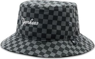 47 Brand Hut MLB New York Yankees Check Up Script 47 BUCKET B-CHKBK17GWF-CC Grau