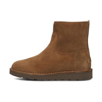 Shabbies Amsterdam Cognac Wildleder Winter Stiefeletten - - Shoes - Damen - Braun - 37 EU